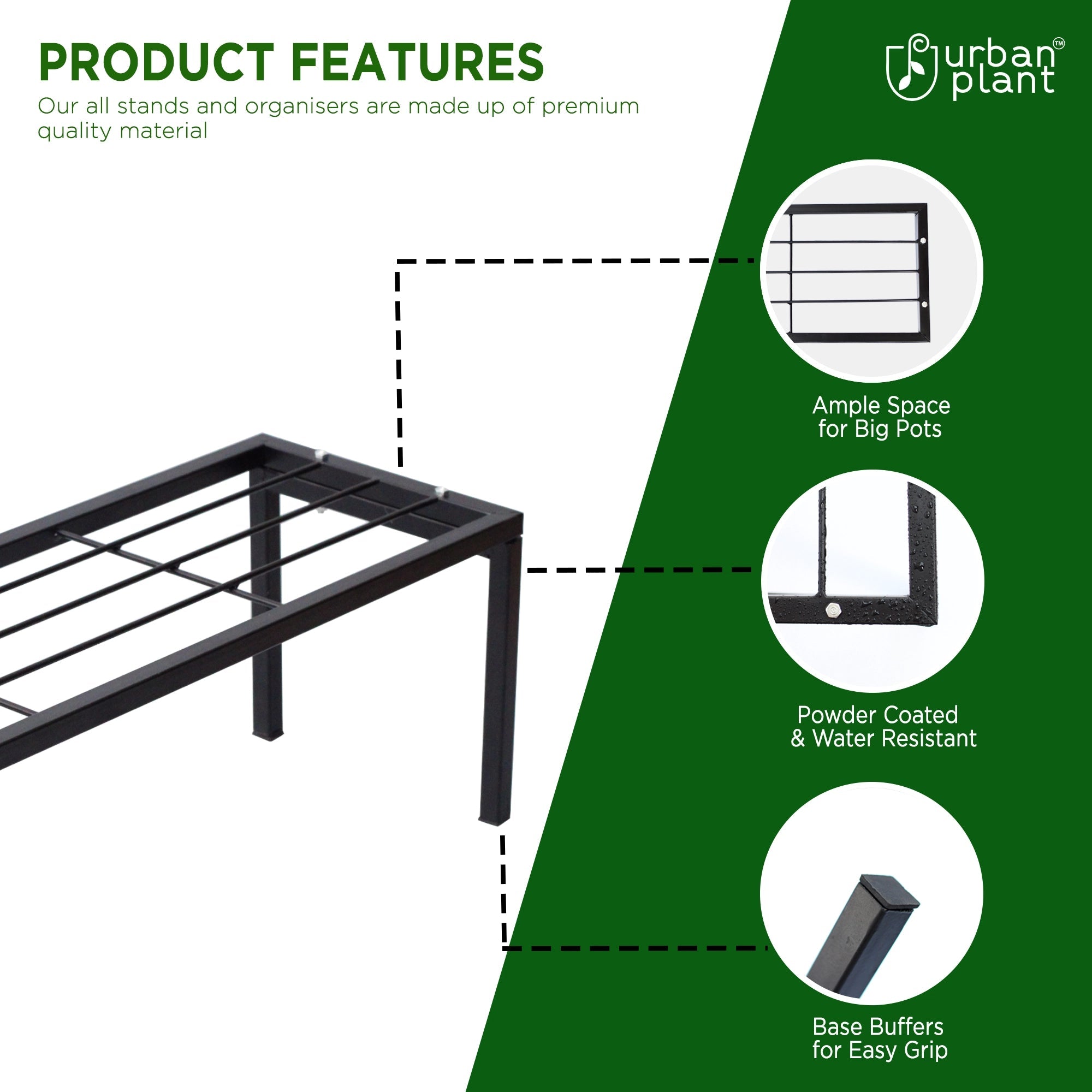 Buy Urban Plant Apollo Metal Plant Stand for Garden – Discount